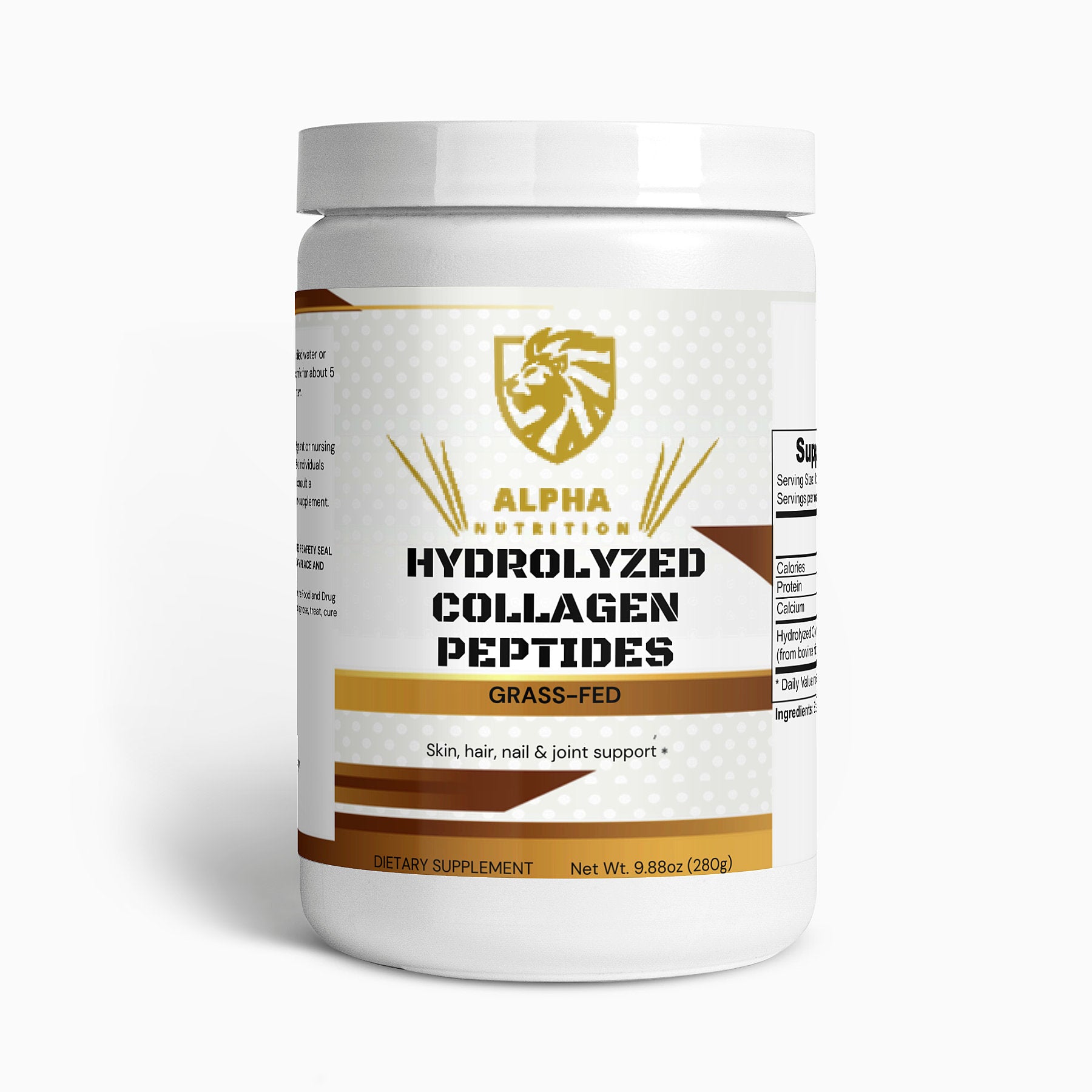 Grass-Fed Hydrolyzed Collagen Peptides – Alpha Nutrition